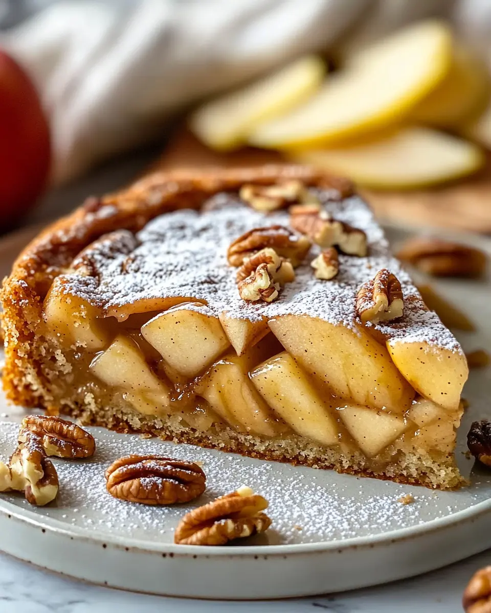 Apfelkuchen Mit Walnuss Und Zimt