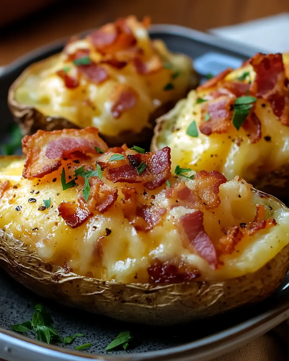 Ofenkartoffeln Mit Kase Uberbacken